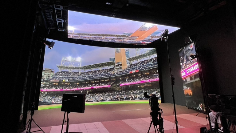 【番組撮影】NHK「ワースポ×MLB」 ｜ Works ｜ Hibino VFX Studio（ヒビノ株式会社 HIBINO）